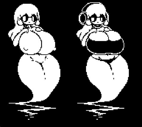 Rule 34 Big Breasts Ghost Ghost Girl Napstablook Pixel Art Rule 63