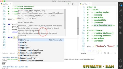Day Tuples And Dictionary In Python YouTube