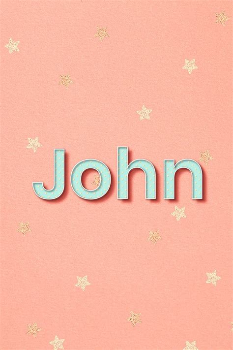 John Script Pastel Font Vector Free Image