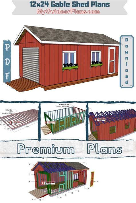 Best 13 How To Build A 12×24 Gable Shed Plans Artofit