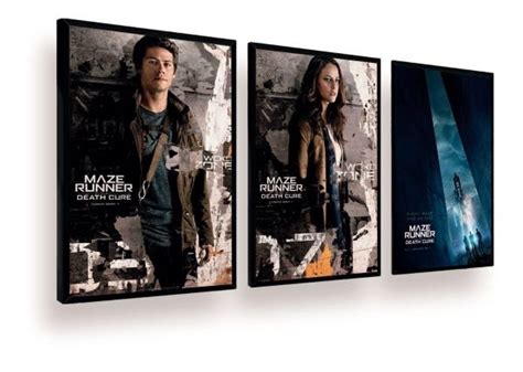 Quadro Decorativo Coleção Mazy Runner Corrida Classico Madeiramadeira