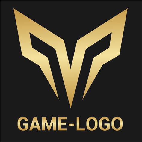 게임 로고 디자인 벡터 아이디어 다운로드 프리미엄 벡터