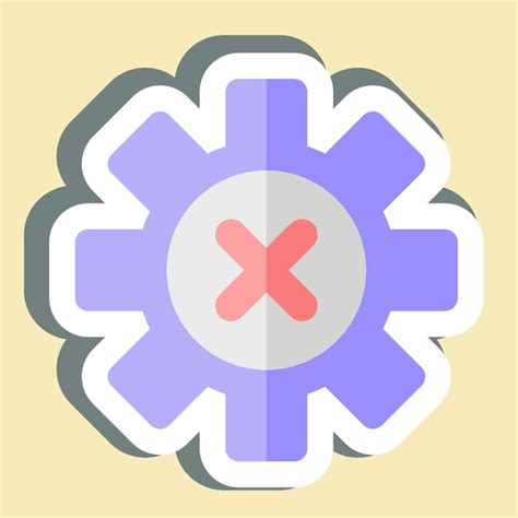 Premium Vector Sticker Error Related To Delete Symbol Simple Design Illustration