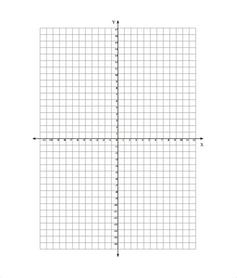 Printable Graph Paper With Numbered Lines Grid Paper Printable