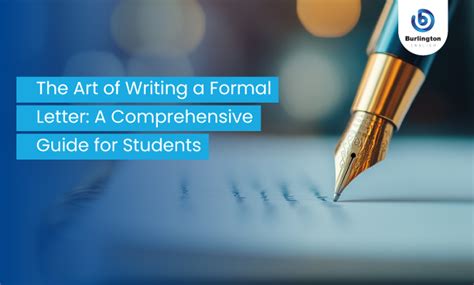The Art Of Writing A Formal Letter A Comprehensive Guide For Babes