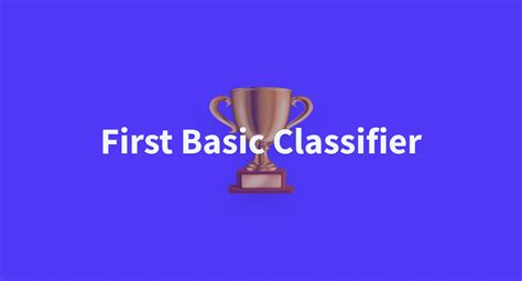 first basic classifier a hugging face space by rohitzach