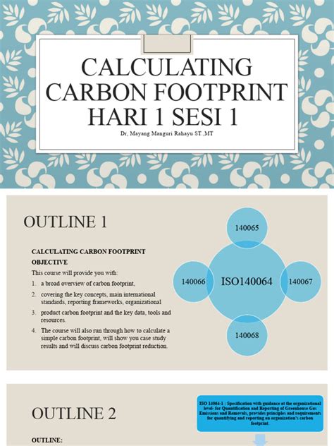 Calculating Carbon Footprint Hari1 1 Pdf