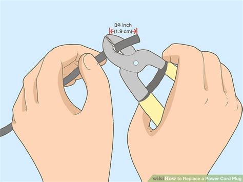 How To Replace A Power Cord Plug Steps With Pictures