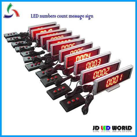 Led Numbers Count Display Screen In Led Displays From Electronic