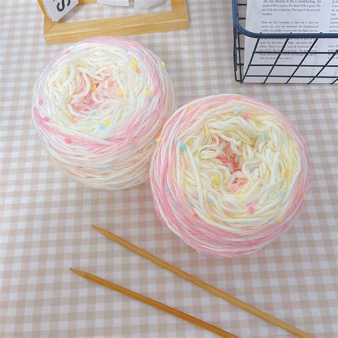 20 울 80 아크릴 원사 손 뜨개질 스웨터 스카프 크로셰 실 Diy 손으로 짠 담요 공 당 150g 무료 배송 Aliexpress