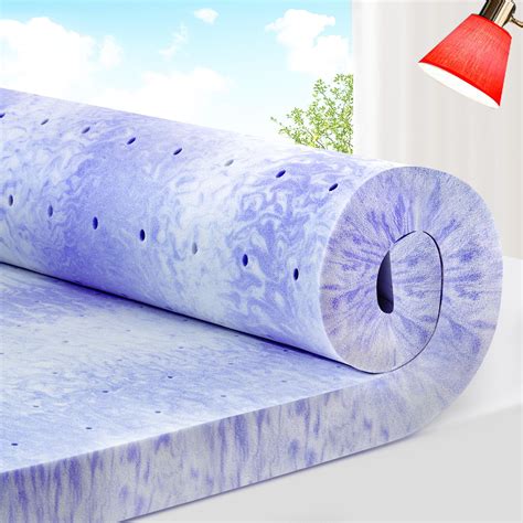 Elemuse 3 Inch Ventilated Design Memory Foam Queen Mattress Topper