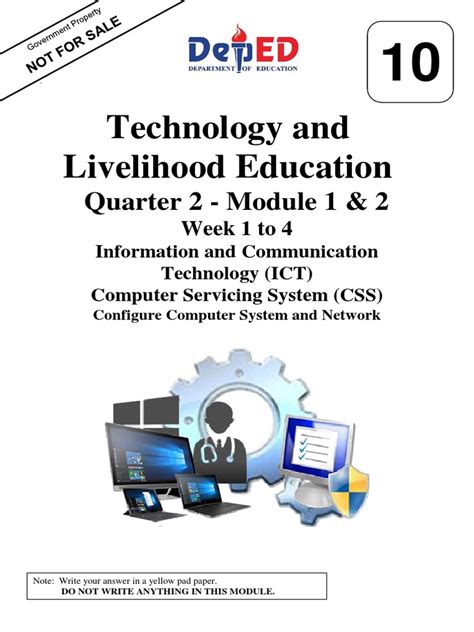 Tle10 Ict Chs Q2 Week 1 4 Module Pdf Ip Address Computer Network