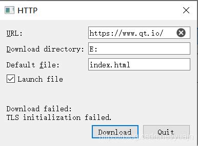 解决Qt 使用HTTP时报错TLS initialization failed lxg 博客园