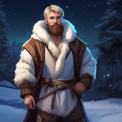 Full Body Male Magical Stocky Young Norwegian Arct