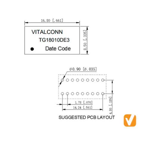 Ethernet Transformer Module 10 100 1000 Base T Single Port Magnetics Module No Tg18010de3