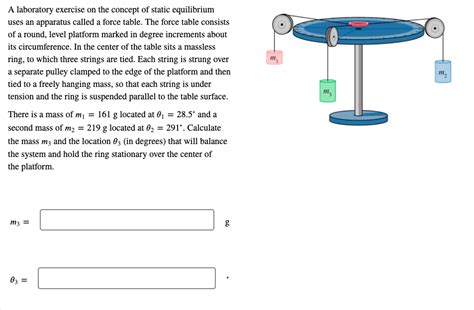 Solved A Laboratory Exercise On The Concept Of Static Chegg