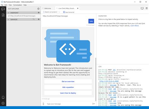 向用户发送欢迎消息 bot service microsoft learn