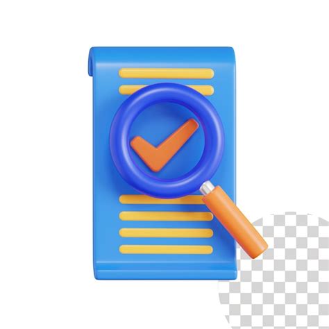 Premium Psd Verification 3d Illustration