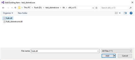 Developer Guide For Foxit PDF SDK For NET Core Foxit PDF SDK