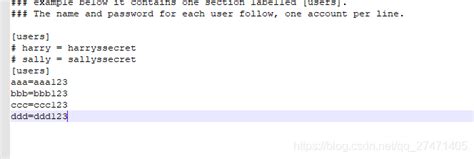 linux配置svn，添加用户，配置用户组的权限 简书