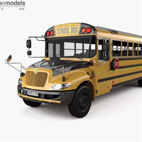 Ic Ce Autobús Escolar 2025 Modelo 3d Descargar Autobús On
