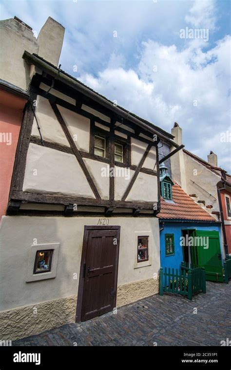 Golden Lane Is A Street Situated In Prague Castle Originally Built In