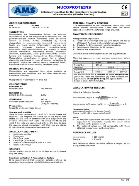 35mucoproteins Pdf Precipitation Chemistry