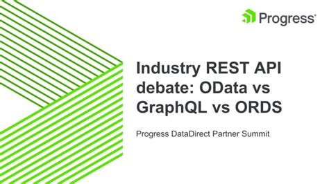 Rest Api Debate Odata Vs Graphql Vs Ords Pptx