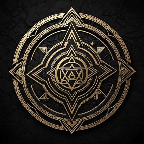 Un Logotipo Con Símbolos Crípticos Y Mensajes Ocultos Imagen Premium Generada Con Ia