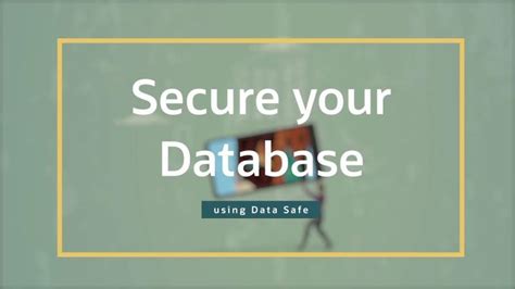 André Ambrósio On Linkedin Secure Your Database Using Data Safe