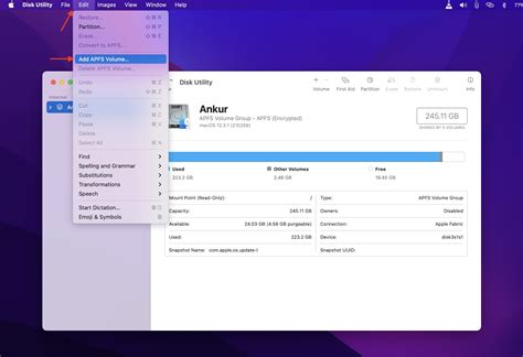 how to create a macos ventura volume partition on your mac