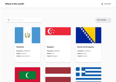 Frontend Mentor Rest Countries Api Using React Tailwindcss Coding