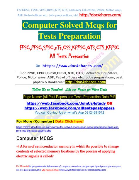 Solution Computer Solved Basic Mcqs For Tests Preparation 1 Studypool