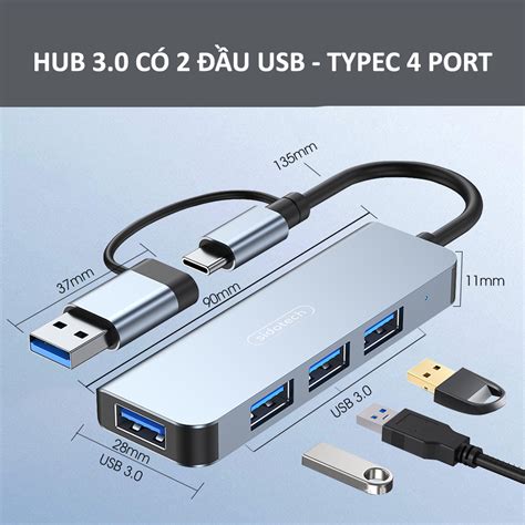 Hub Type C V Hub Usb T C Cao Sidotech C Ng Chia Usb M R Ng K T N I Chuy N I Cho