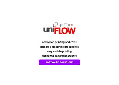 Canon UniFLOW Software New England Output Management Fleet Solutions Software Solutions By