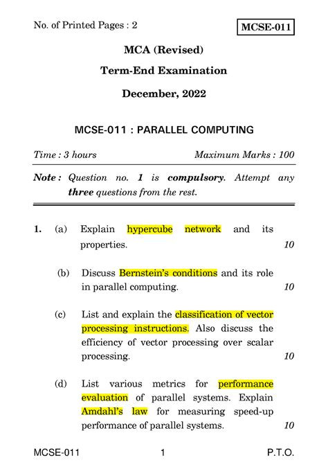 mcse 011 question paper dec 2022 mcse 011 1 p t mcse mca revised