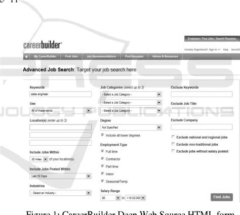 figure 4 from discovering the deep web through xml schema extraction