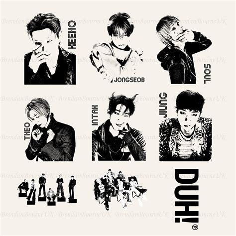 10 P1 Har Mony Duh Png Utop1a Tour Shirt Png P1 Har Mony Membres Keeho Theo Jiung Intak