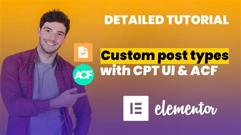 How To Easily Create Wordpress Custom Post Types With Cpt Ui Acf