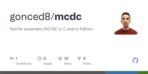 GitHub Gonced Mcdc Tool For Automatic MC DC In C And In Python