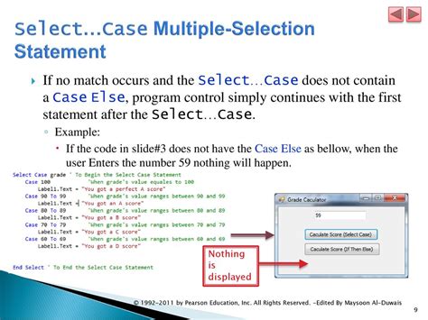 Chapter 4 Selectcase Multiple Selection Statement And Logical Operators Ppt Download
