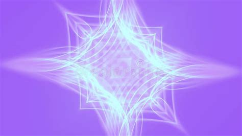 Loop Animation Of Symmetrical Shape In Light Blue Color 3d Rendering