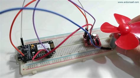 คลิปวีดีโอสอน Arduino Esp8266 Nodemcu Motor Esp8266 ควบคุมมอเตอร์