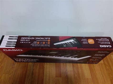 Electronic Keyboard Casio Ctk 3200 Stand Hobbies And Toys Music And Media Musical Instruments