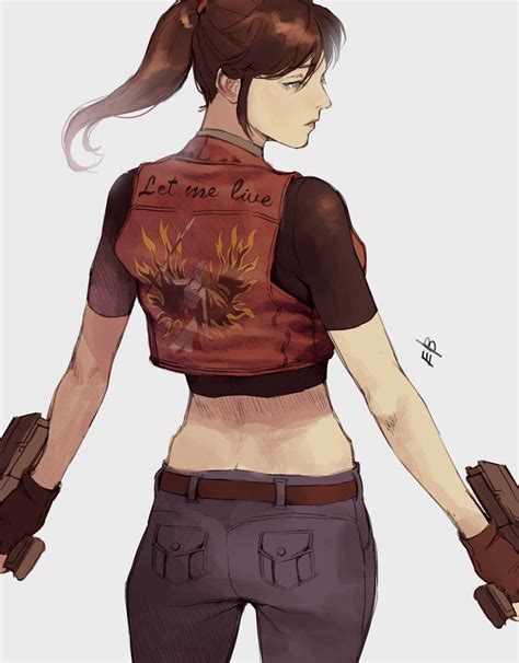 Claire Redfield Resident Evil Drawn By Ericson Blum Danbooru