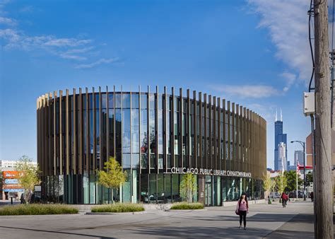 Som Creates Circular Library In Chicagos Chinatown