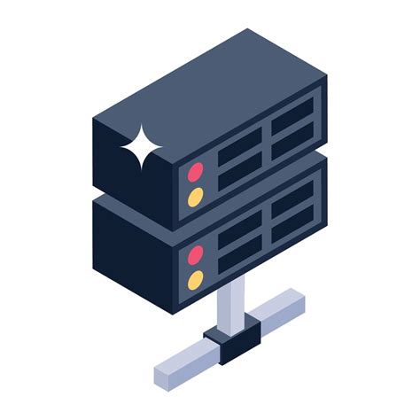 Server Hosting Concept Icon Isometric Vector Style 6467055 Vector Art At Vecteezy