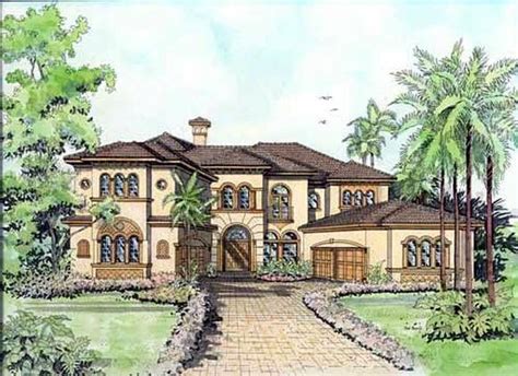Italian House Plans And Mediterranean Floor Plans