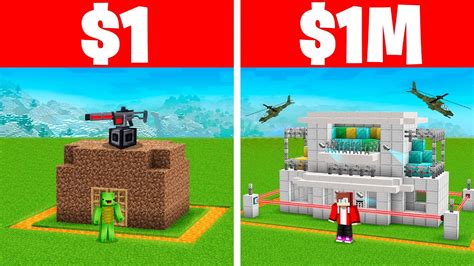 1 Vs 1000000 Security House In Minecraft Maizen Jj And Mikey