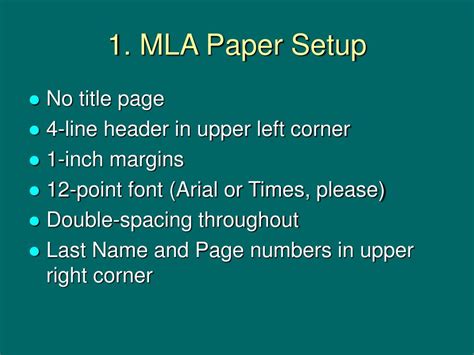 PPT MLA FORMAT PowerPoint Presentation Free Download ID